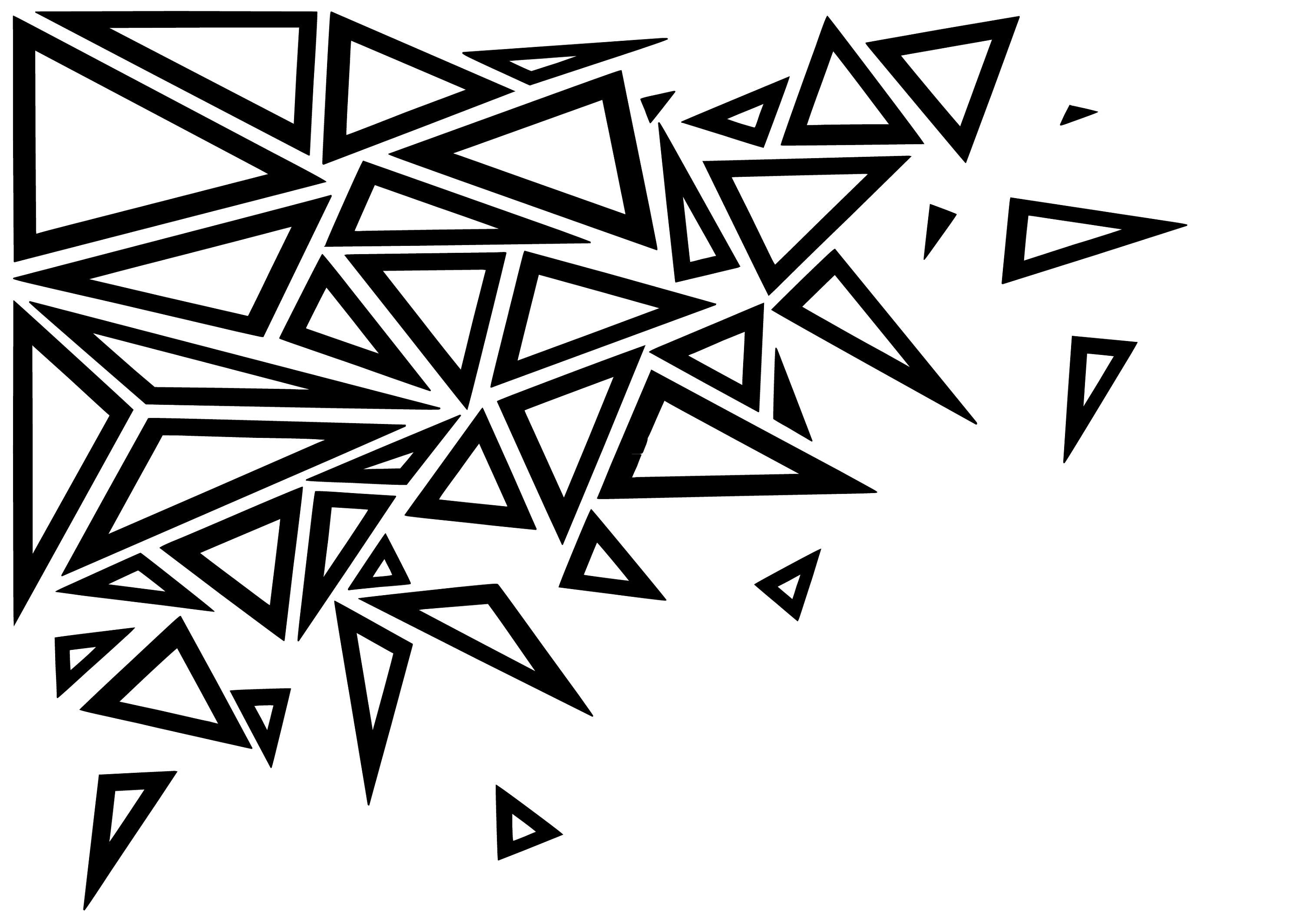 Geo Triangles Digital Design, Digital Images Compatible With Cricut ...