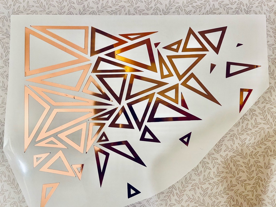 Geo Triangles Digital Design, Digital Images Compatible With Cricut ...