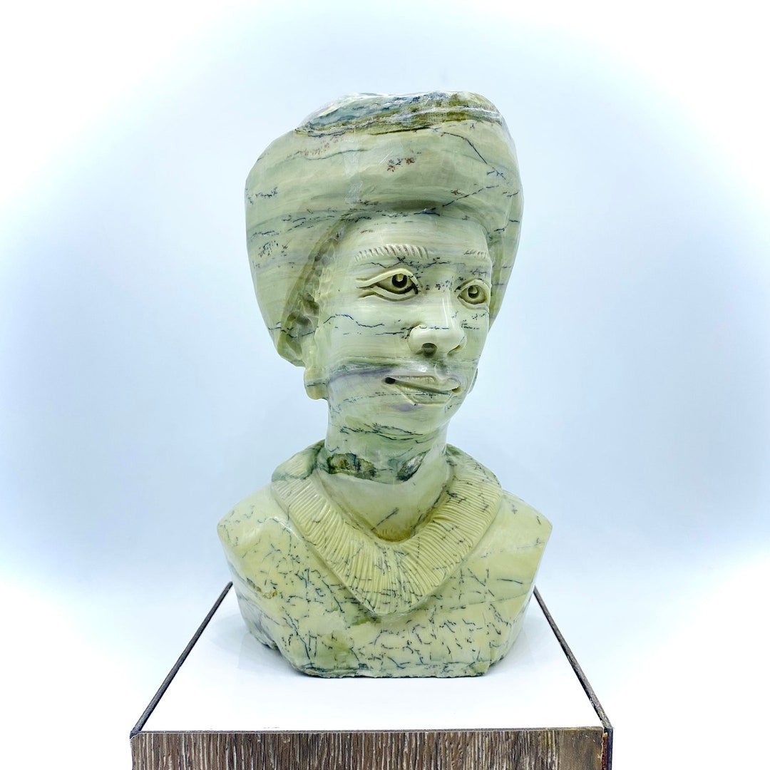Authentic African Shona Stone Sculpture Titled "the African Village ...