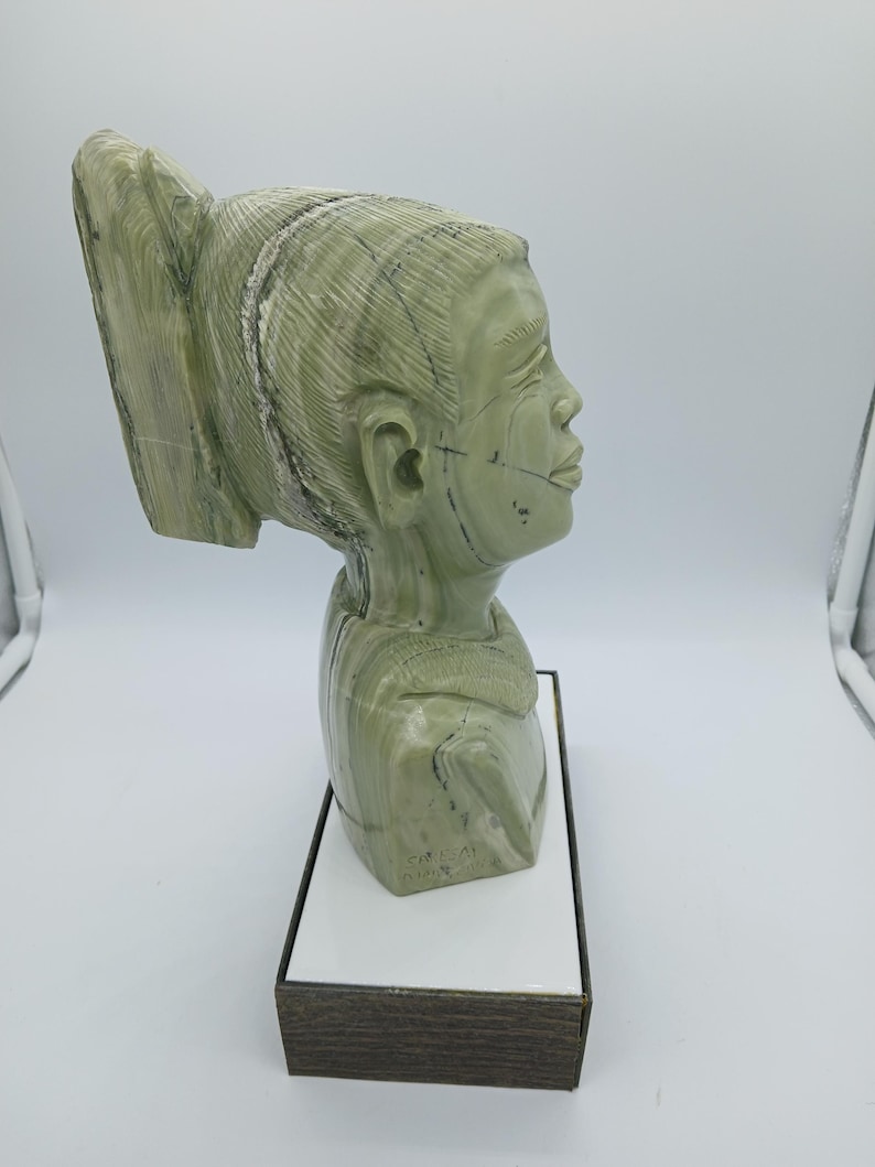 Authentic African Shona Stone Sculpture Titled "the African Village ...