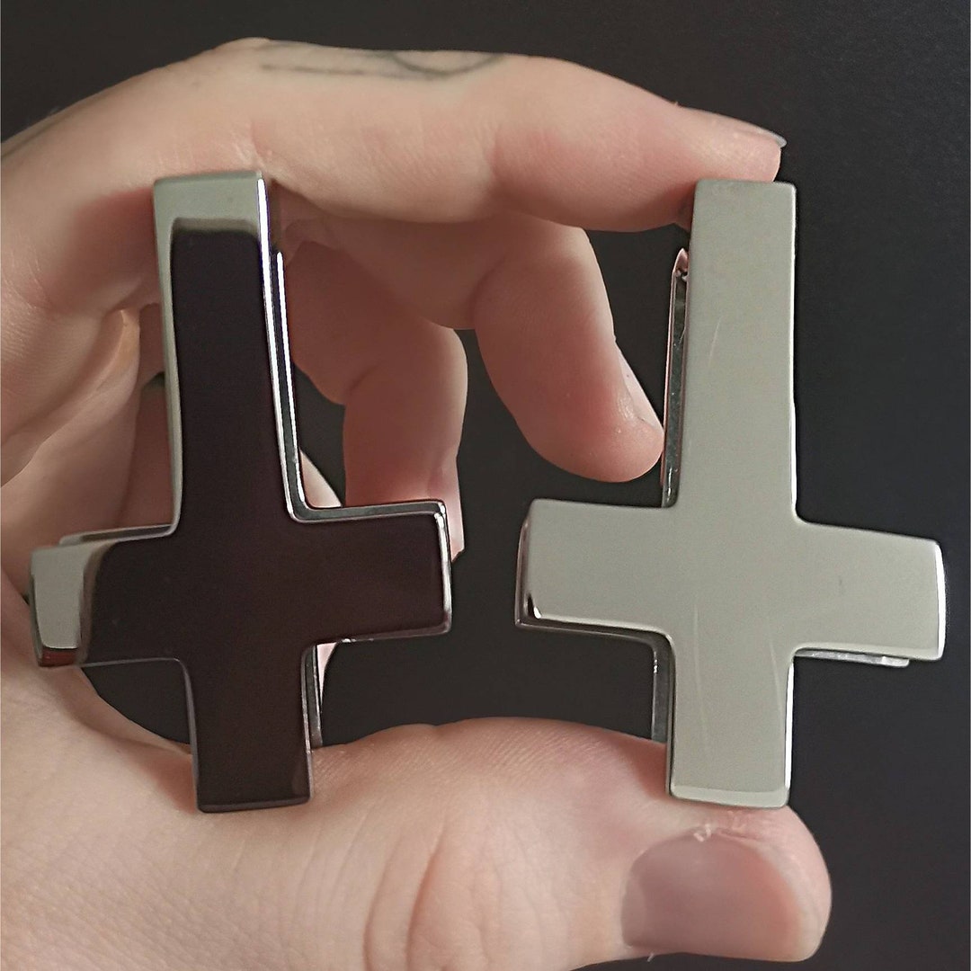 Silvercolored Cross Earweights Ab 25 Euro - Etsy UK