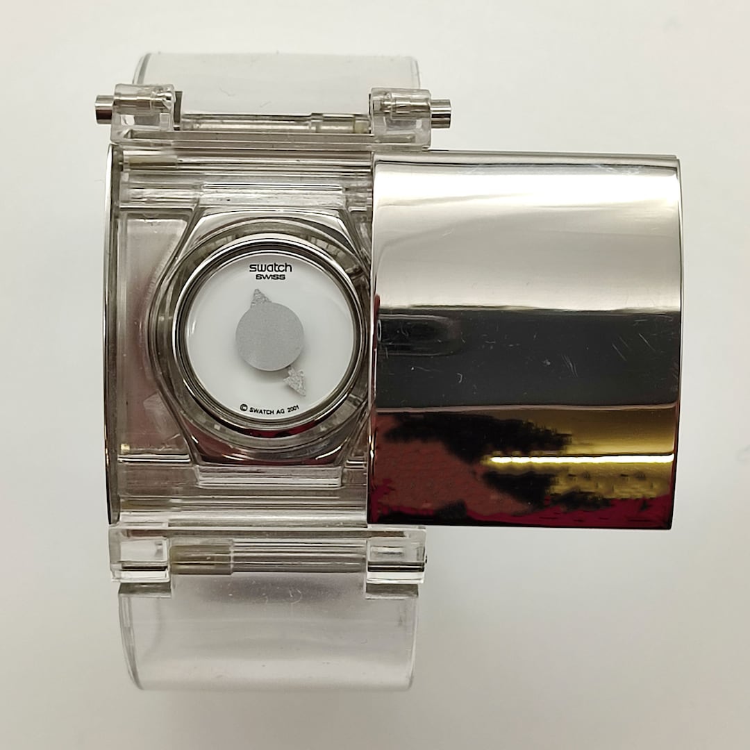 New Rare Vintage Swatch Irony Lady TIME SLIDER YSS148 Never Worn With ...