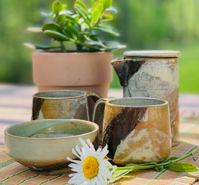 Ceramic Handmade Coffee Mug Set 4 Piece Handmade Ceramic Mugs modern ...