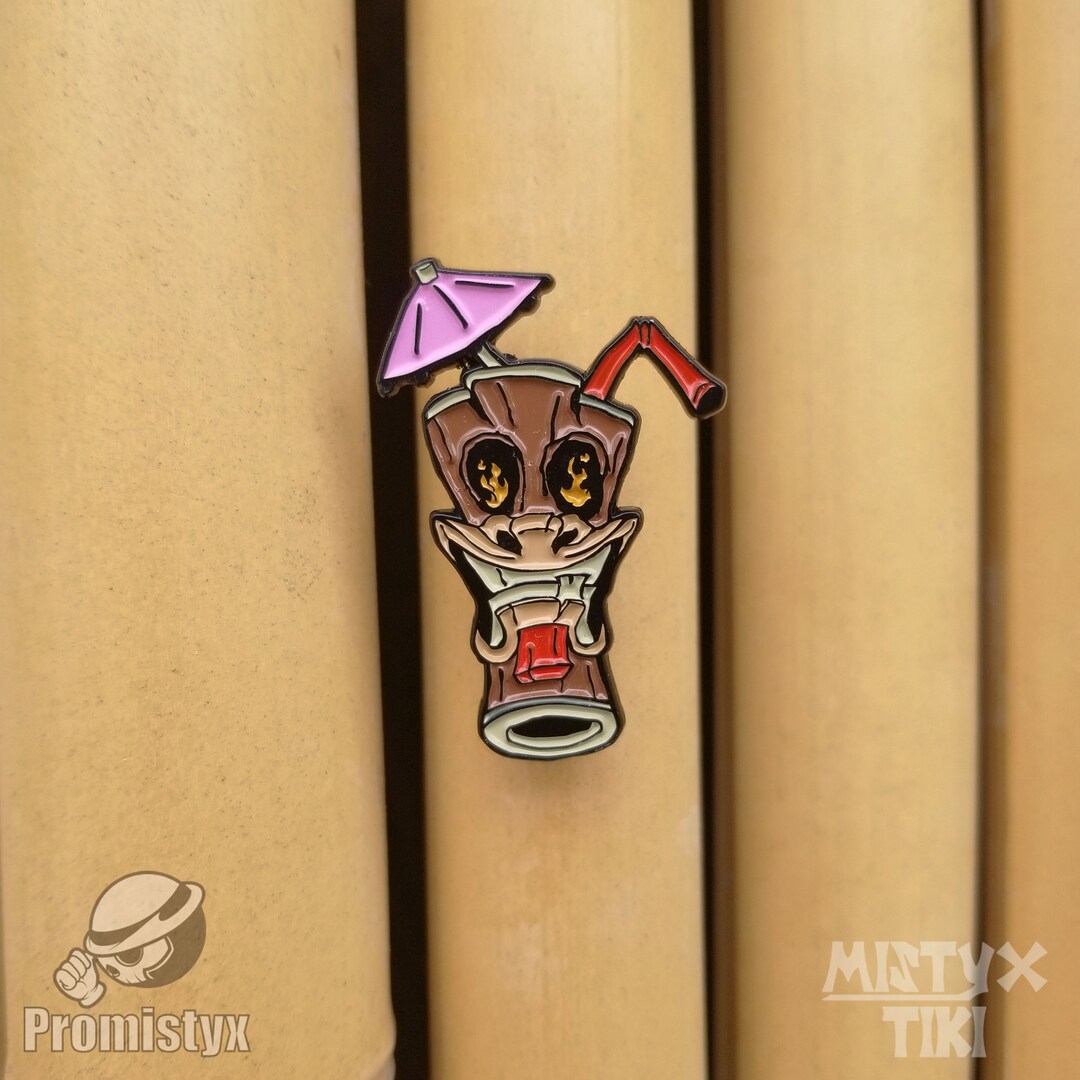 Mad Tiki - Enamel Pin - Etsy