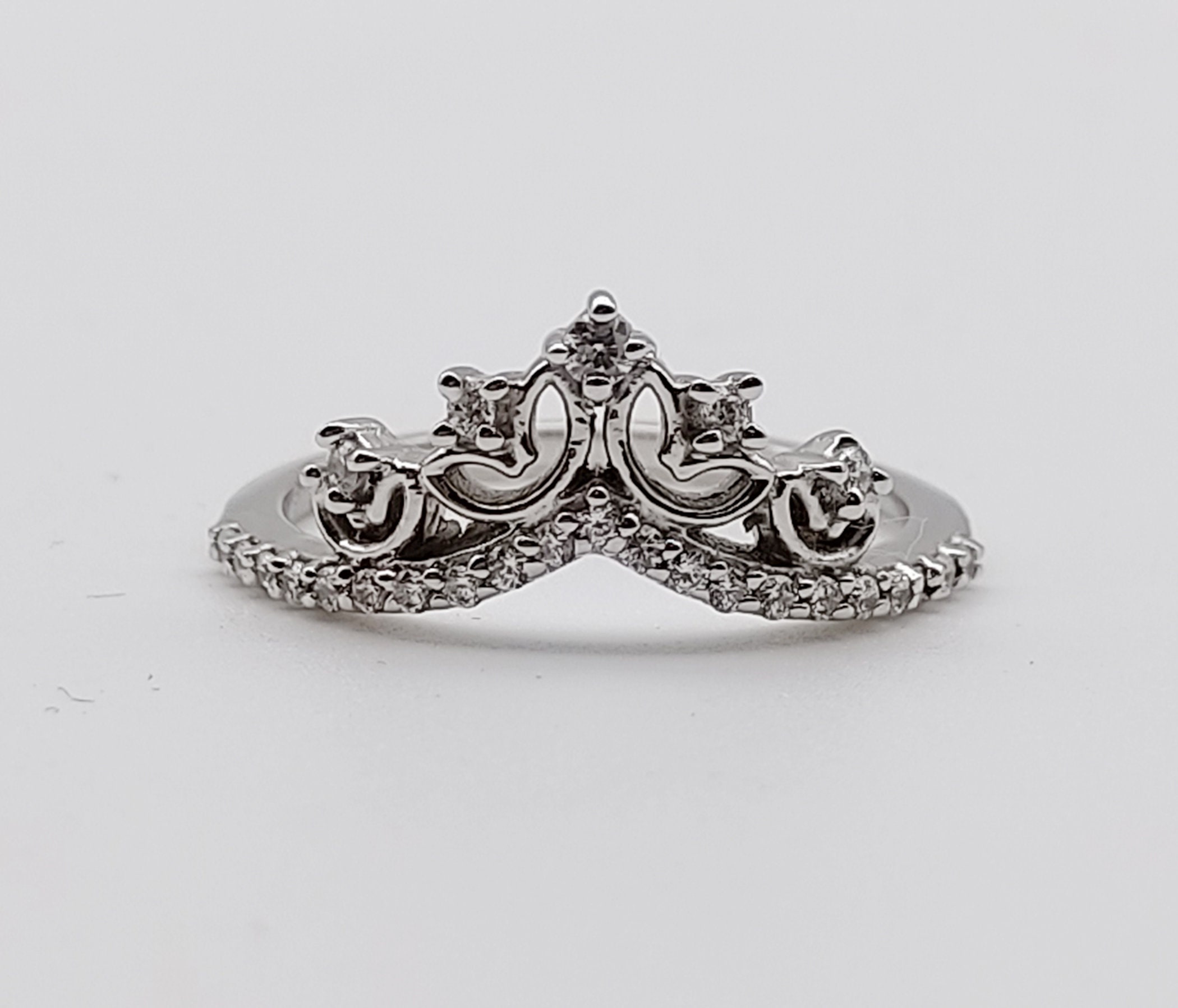 Princess Crown V Shape Ring Tiara Ring Princess Crown Ring - Etsy