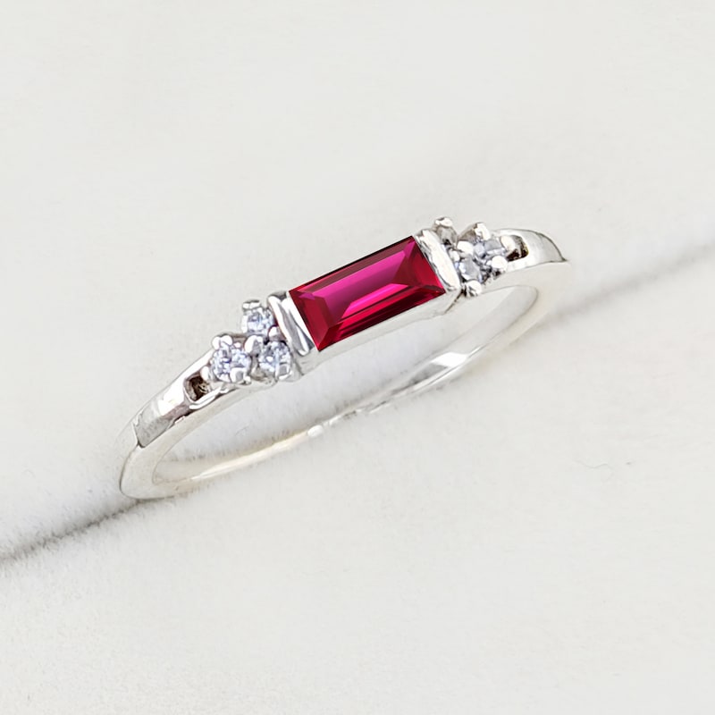 Ruby Wedding Ring - Etsy
