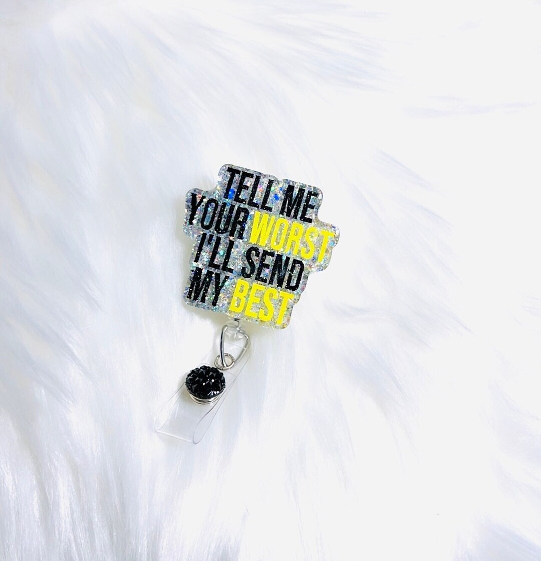 Dispatcher Badge Reel, 911 Badge Reel, Dispatcher Badge Holder, Thin ...