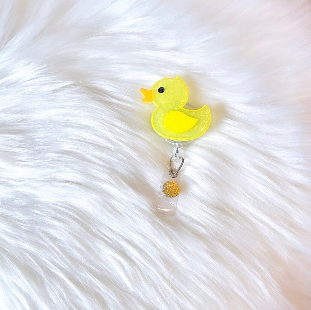 Duck Badge Reel, Cute Duck Badge Reel, Duck Badge Holder, Nurse Badge ...