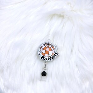 Postpartum Badge Reel, Postpartum Nurse Badge Reel, RN Badge Reel, Baby ...