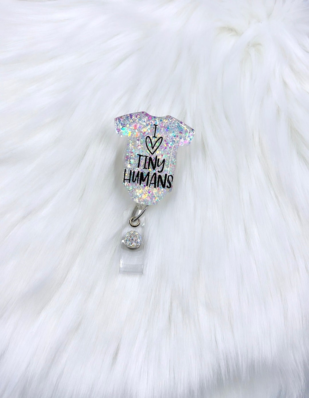 I Love Tiny Humans Badge Reel, L&D Badge Reel, Midwife Badge Reel, Baby Badge Reel, Nurse Badge ...