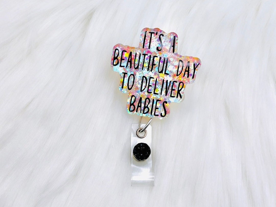 Midwife Badge Reel, OB Badge Reel, Labor and Delivery Nurse Badge Reel ...
