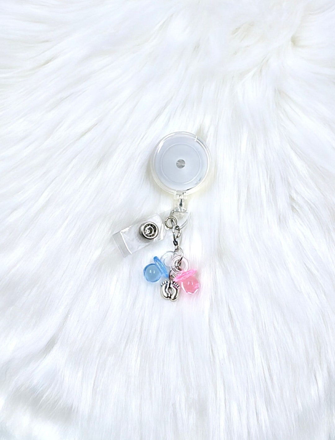 L&D Nurse Charm, Pacifier Charm, Delivery Nurse Badge Reel Charm, Nicu ...
