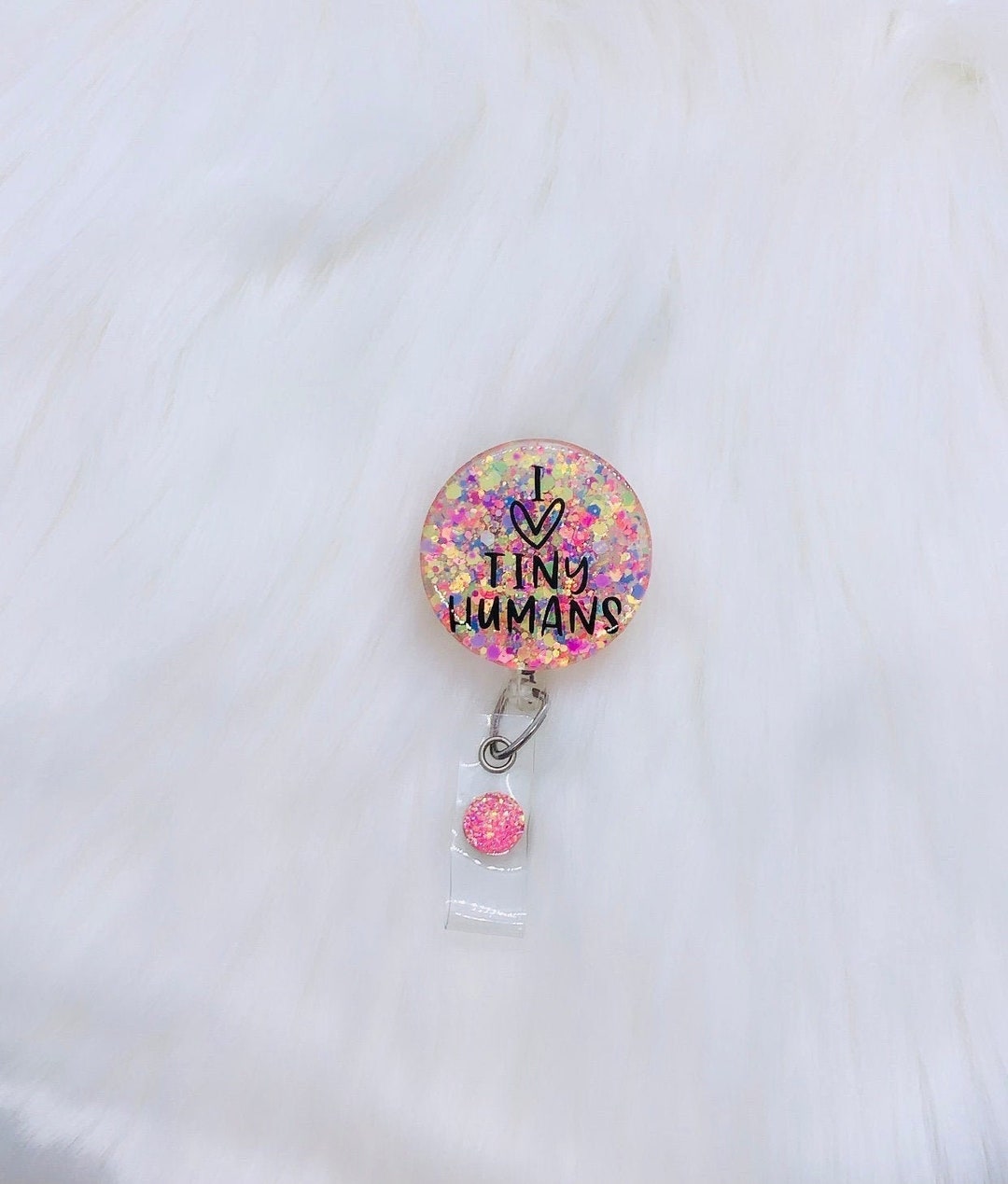 I Love Tiny Humans Badge Reel, L&D Badge Reel, Midwife Badge Reel, Baby ...