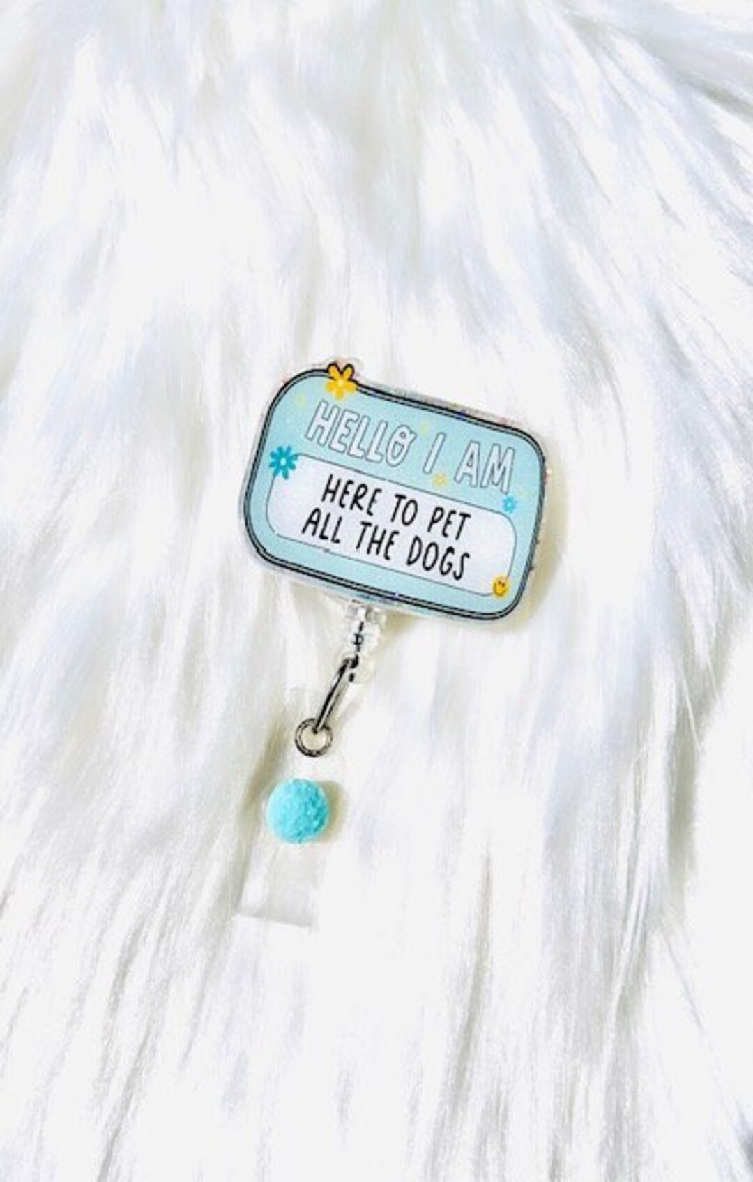 Vet Tech Badge Reel, Vet Tech Badge Holder, Veterinarian Badge Reel ...