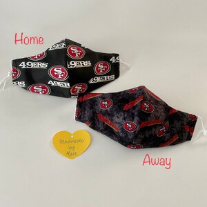 San Francisco 49ers Three-layer Face Mask With Filter Pocket 100% ...