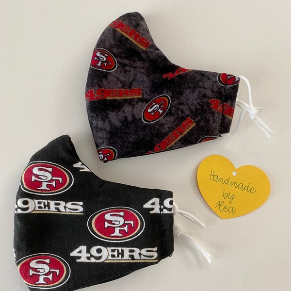 San Francisco 49ers Face Mask - Etsy