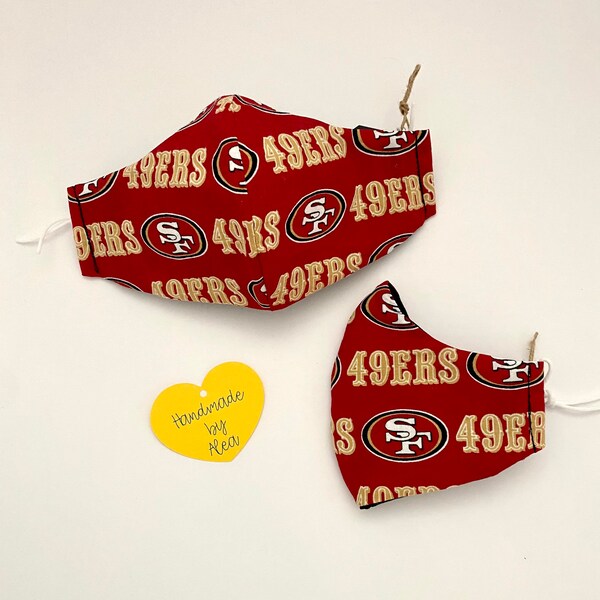 San Francisco 49ers Face Mask - Etsy