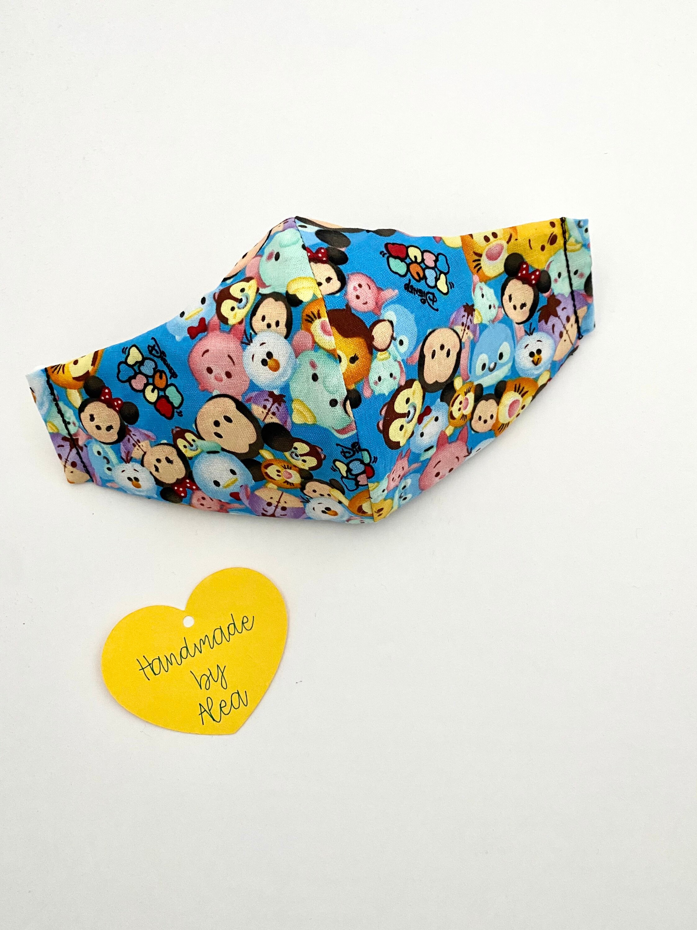 Disney Tsum Tsum Plush Face Mask Three-Layer Washable and | Etsy