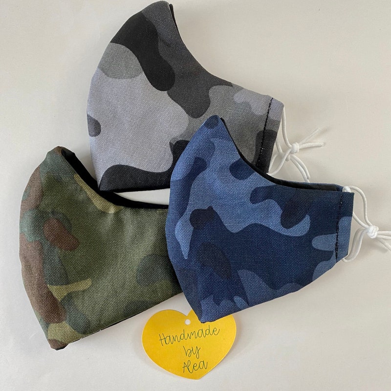 Camo Face Mask - Etsy