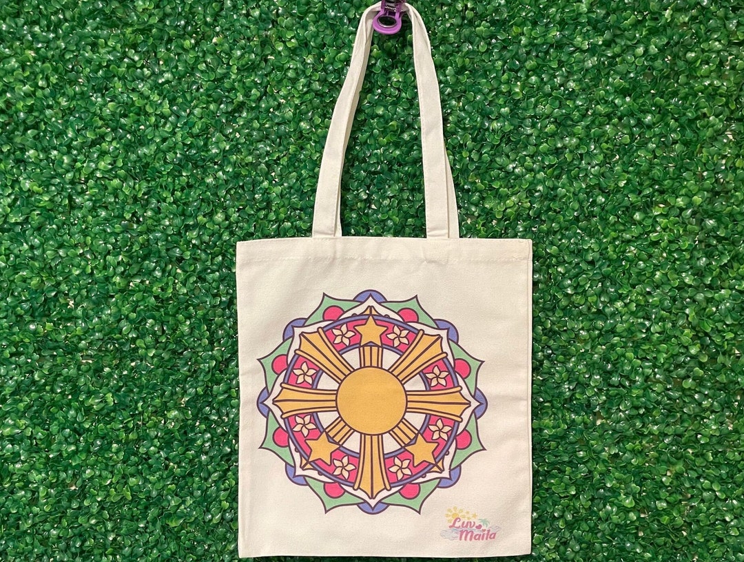 Decorative Sun and Star Ornamental Lantern Tote Bag, 34x38cm, Kawaii ...