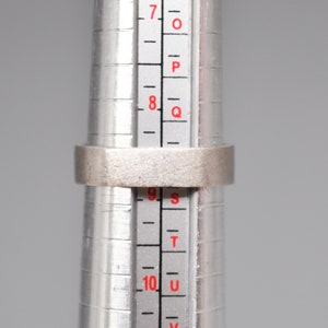 Kranz Ziegler Danish Matte 925 Sterling Silver Ring. Size: 18 3/4 Mm US ...