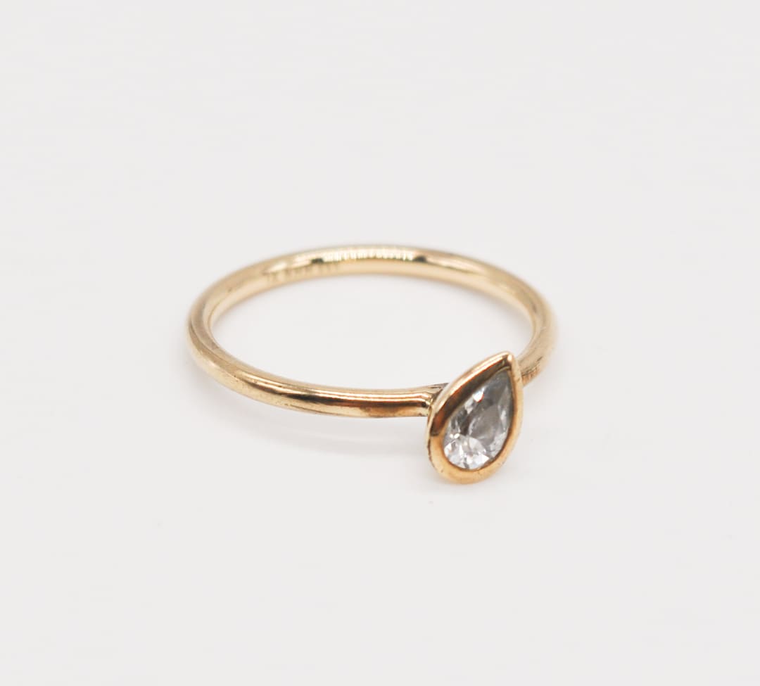 Hans Henrik Nygaard Danish Minimalist 8K Gold Ring. Size: 18.5 Mm US 8. ...
