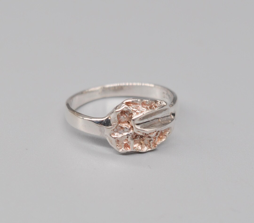 Vintage Danish Modernist 835 Solid Silver Ring. Size 16 Mm US 6 - Etsy