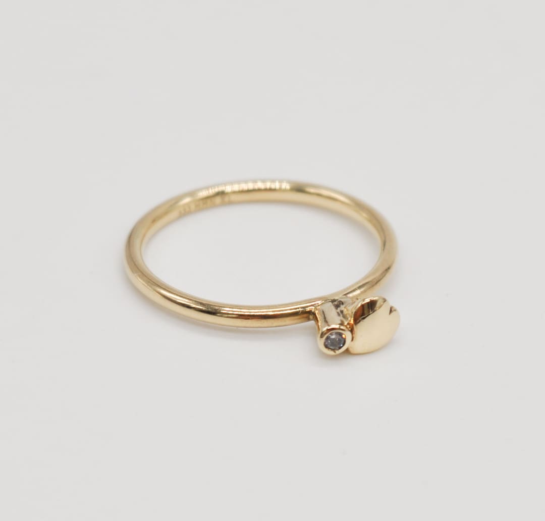 Hans Henrik Nygaard Danish Minimalist 8K Gold Ring. Size: 18.5 Mm US 8. ...