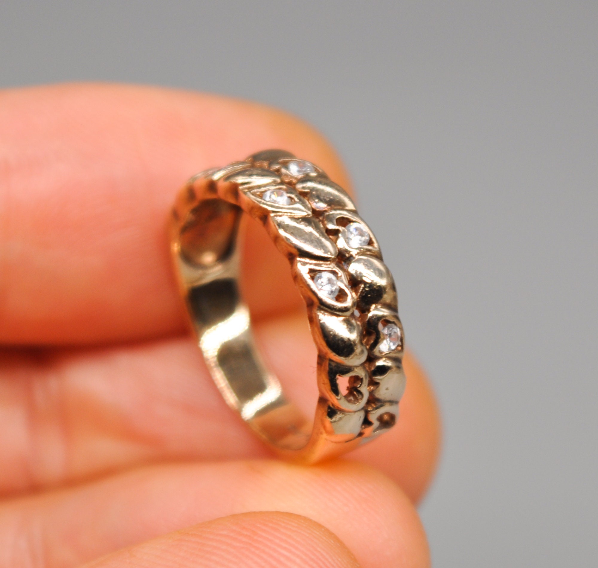 JENS AAGAARD Vintage Danish 8K (333) Gold Ring. Size 17 Mm / US 7 - Etsy