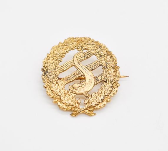 vintage swedish gold sterling - Gem