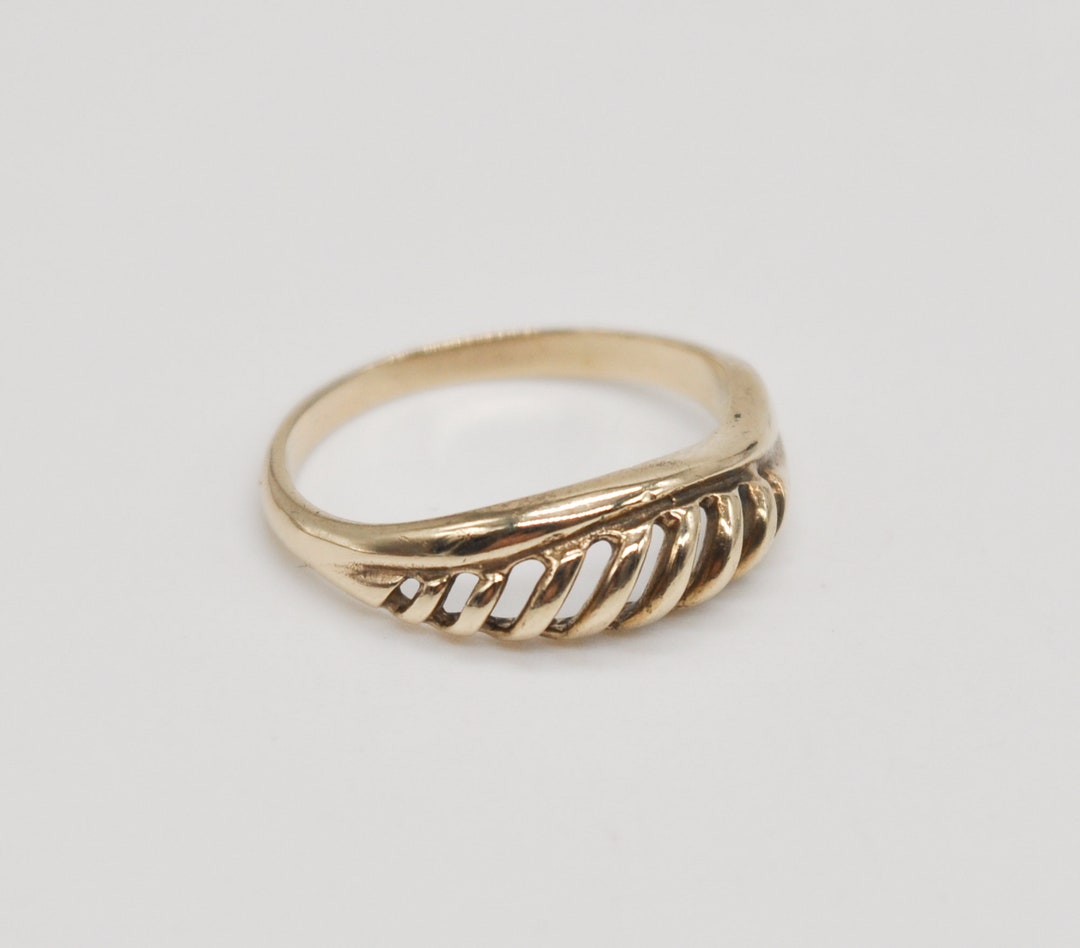Dansk Supermarked Indkob (DSI) Danish 8K Gold Ring. Size: 16.5 Mm US 6. ...