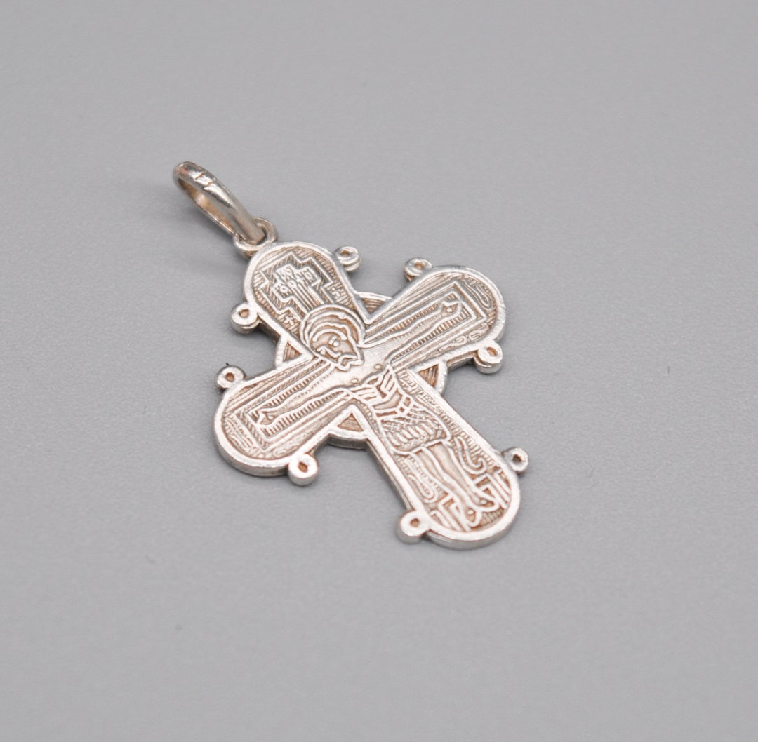 Vintage Danish Solid Silver Dagmar Cross, Religious Necklace Pendant ...