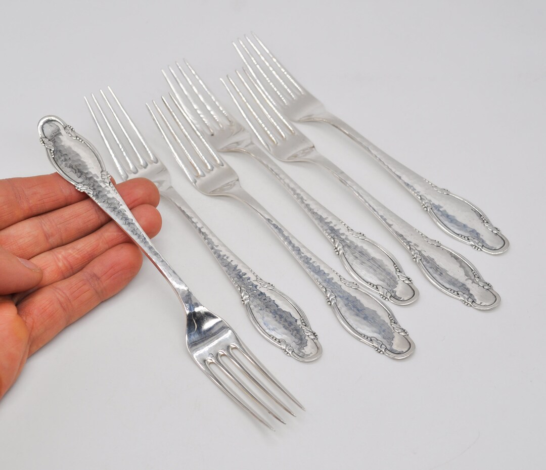 Horsens Solvvarefabrik Vintage 1950's Danish Hand Hammered Sterling ...