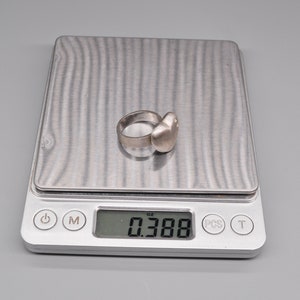 Kranz Ziegler Danish Matte 925 Sterling Silver Ring. Size: 18 3/4 Mm US ...