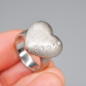 Kranz Ziegler Danish Matte 925 Sterling Silver Ring. Size: 18 3/4 Mm US ...