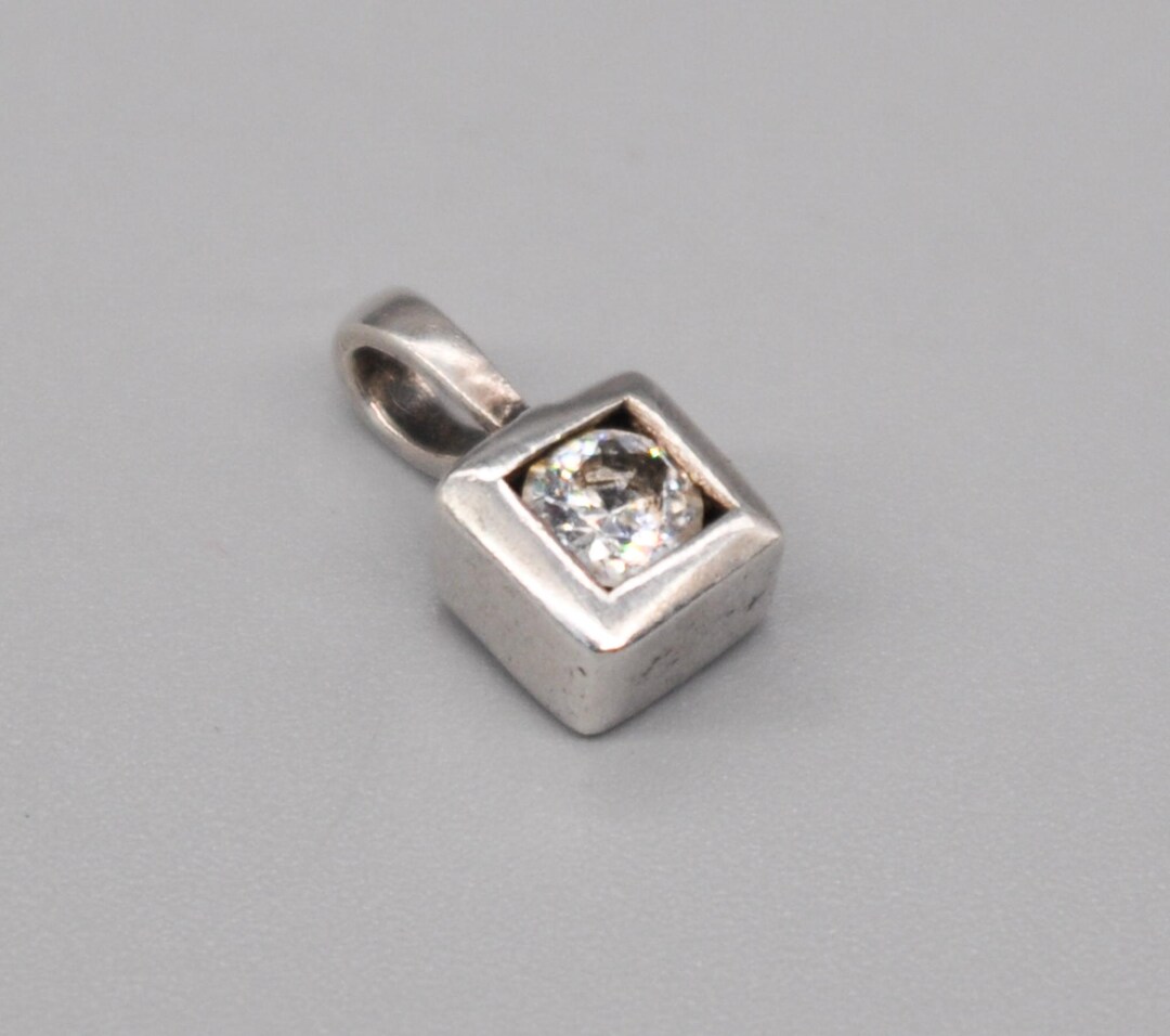 HERMANN SIERSBOL Vintage Danish Tiny 925 Sterling Silver Pendant. - Etsy