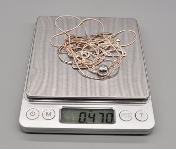 Dansk Smykkekunst Danish Long Silver Tone Metal Neckl… - Gem