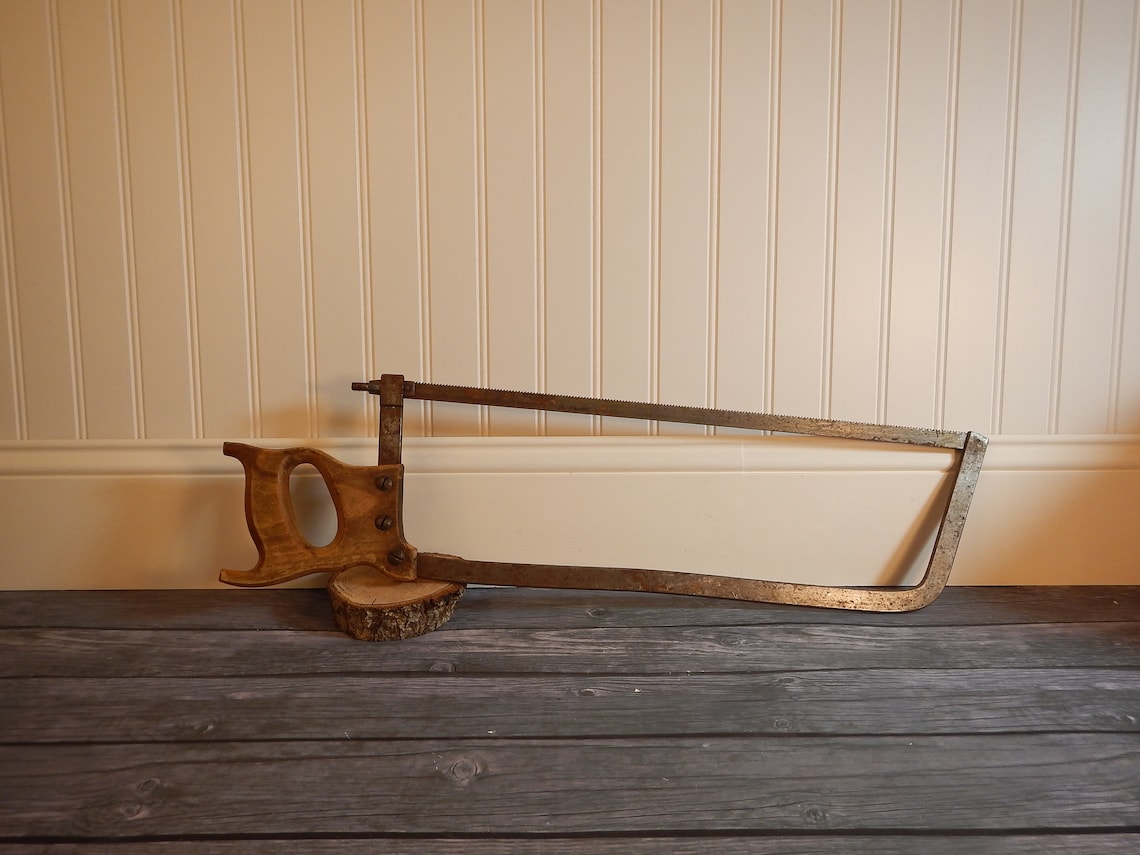Wooden Handled Vintage Hacksaw, Vintage Saw, Use for Hanging in Own ...