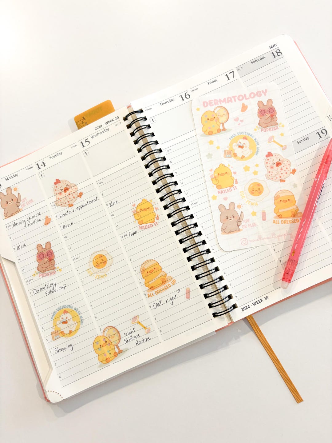 Dermatology Stickers: Kawaii Planner Stickers, Med School, Nursing - Etsy