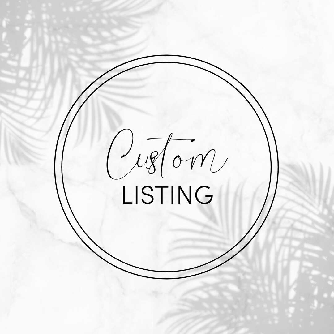 Custom Price Listing - Etsy