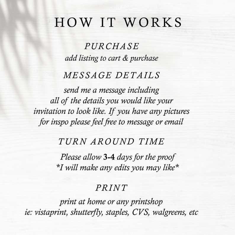 Custom Invitation, Made to Order Invitation, Customized Digital ...