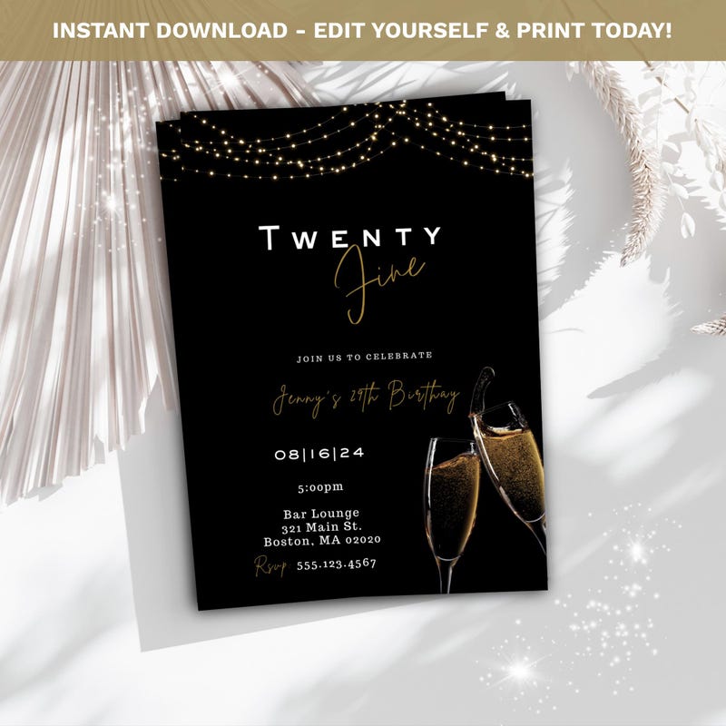 Twenty Fine Birthday - Etsy