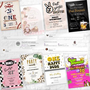 Custom Digital Party Invitation, Custom Design, Custom Made Invitation ...