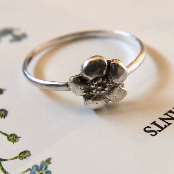 Forget Me Not Ring - Etsy