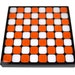 Neon Orange & White Acrylic Chess Set Christmas Gifts Coffee Table ...
