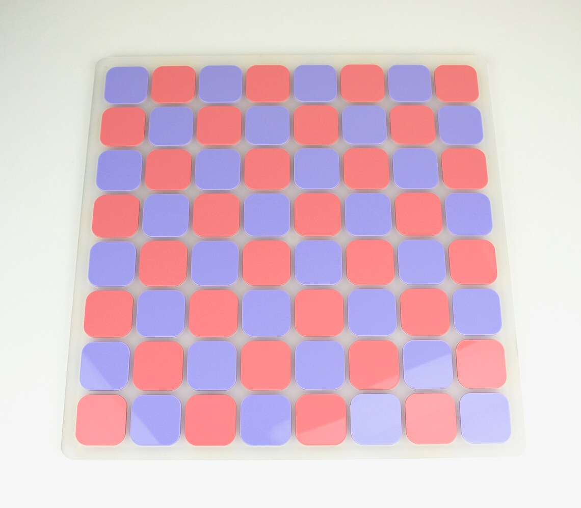 Pink/violet Edition Acrylic Chess Set - Gifts for Her - Designer Chess ...