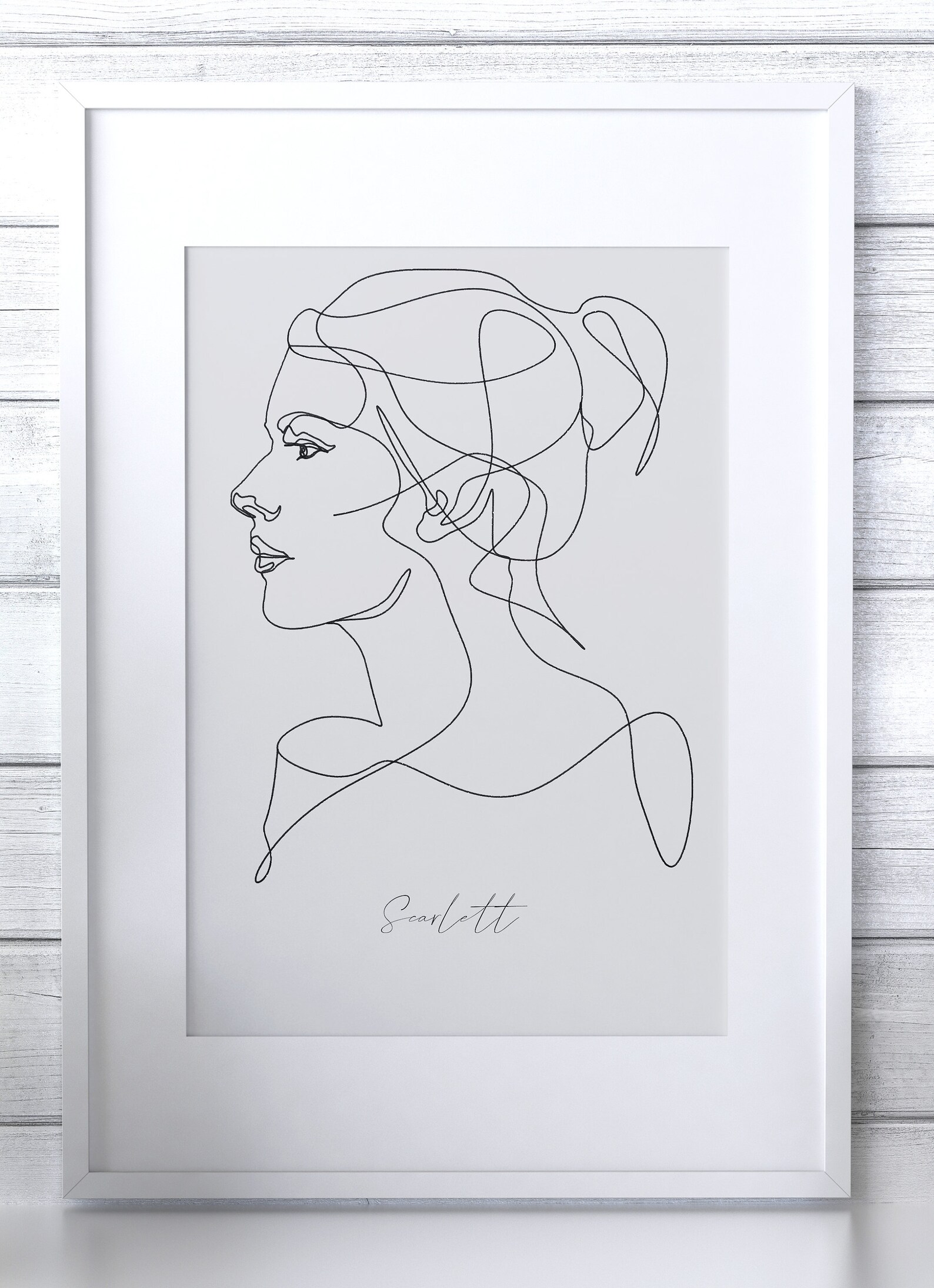 Thread of Lives Custom Line Art Portrait Unique Drawing | Etsy