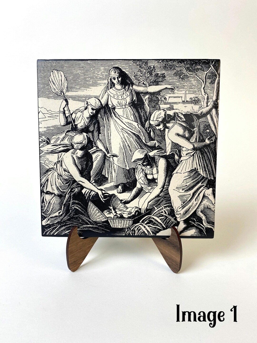 Biblical Art Laser Engraved on Ceramic Tile|laser Art|bible|ceramic ...