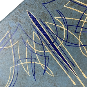 Pinstripe Art on Canvas, Painting, Pinstriping, Patinaart, Blueart, Car ...