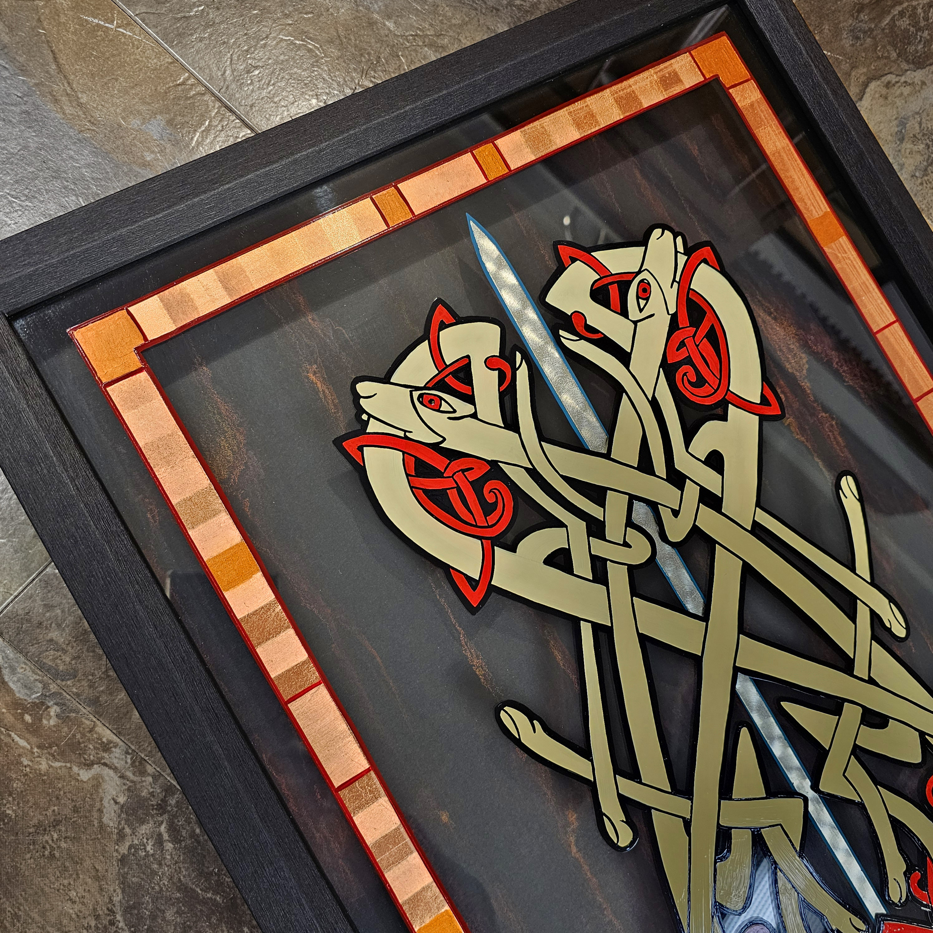 Celtic Painting Celtic Knot Painting Irish Art Scottish Art Celtic Wall ...